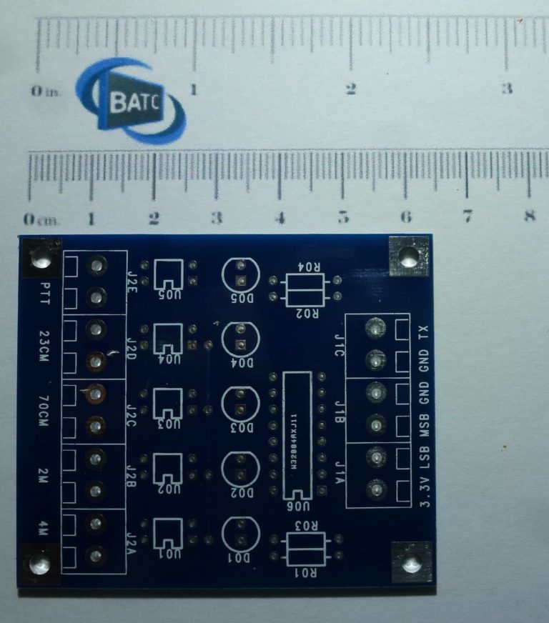 Portsdown – 4 band decode – BLANK PCB – British Amateur Television Club