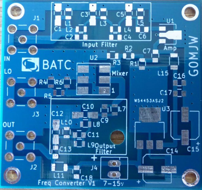 i2c audio switch – Blank PCB – British Amateur Television Club