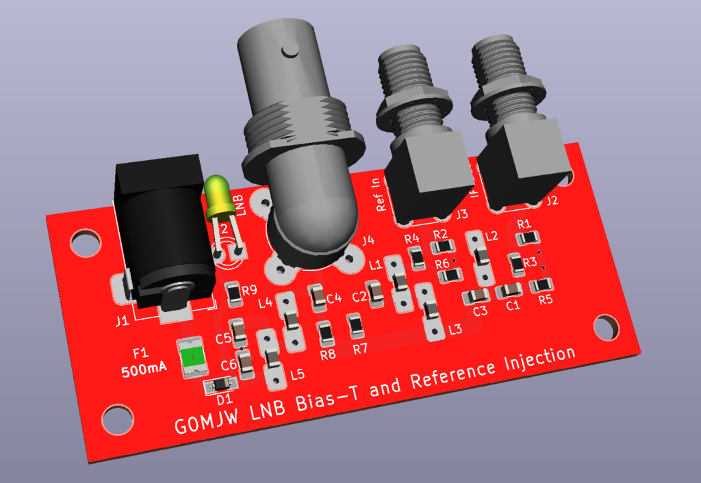 LNB Bias T and reference injection – blank PCB – British Amateur ...